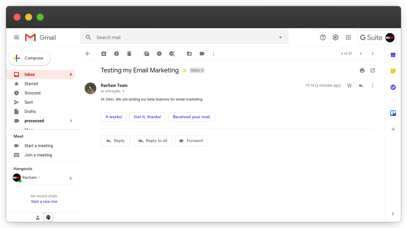 Setup Email Marketing using Google Apps Script